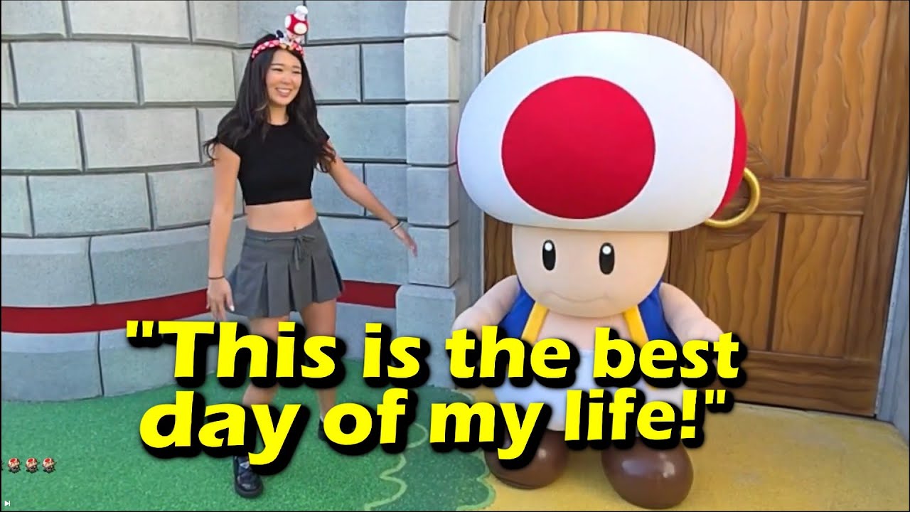 Extra Emily Freaks Out Meeting Toad ft. Cinna & Valkyrae - YouTube