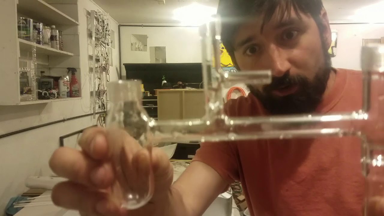 Cleaning a Glass Neon Manifold - YouTube