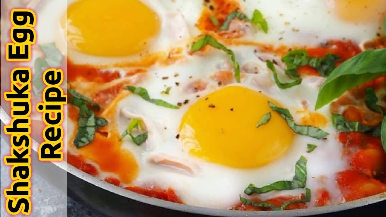 Shakshuka Recipe | Shakshuka Arabic Recipe | Egg Recipe | Breakfast ...