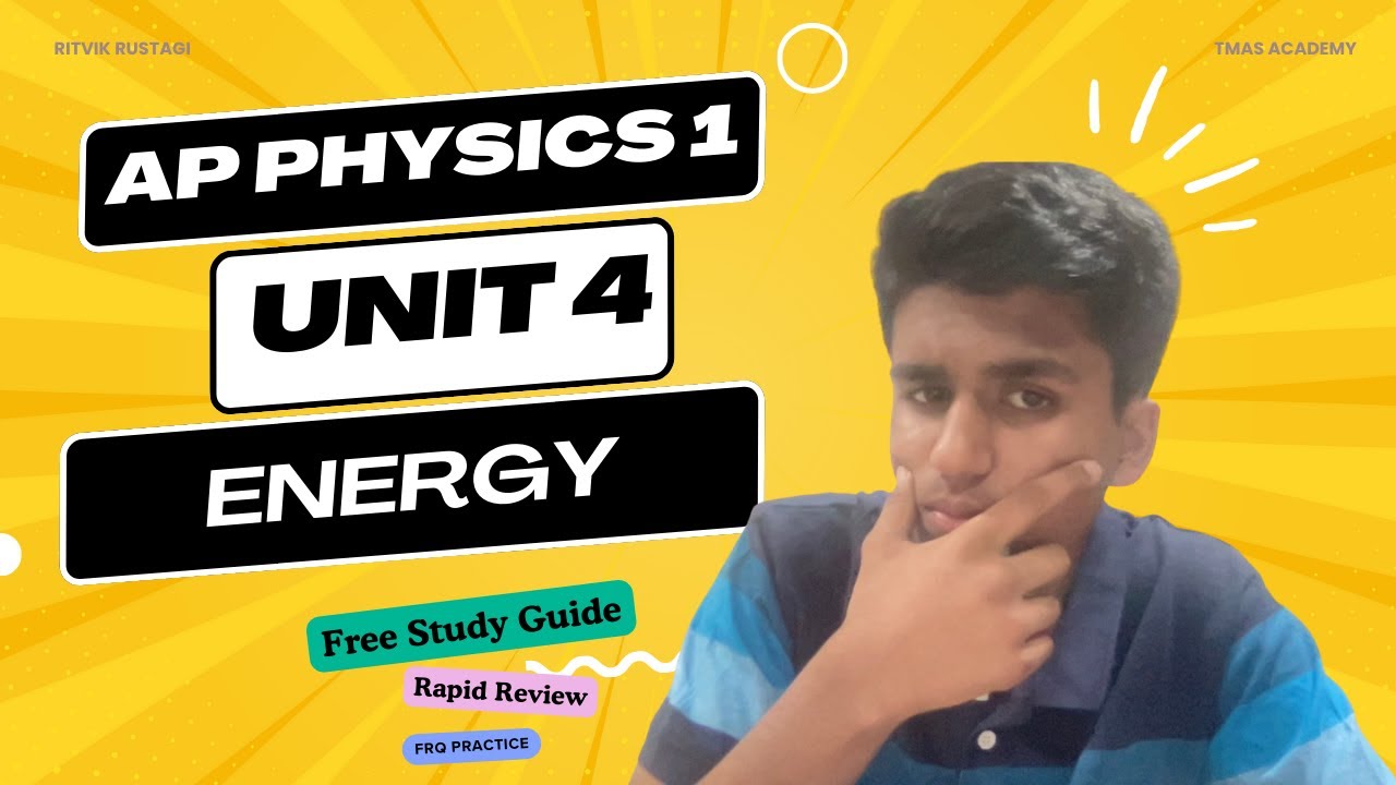 AP Physics 1 Unit 4 Rapid Review | Energy | FREE Book Included | Ritvik ...