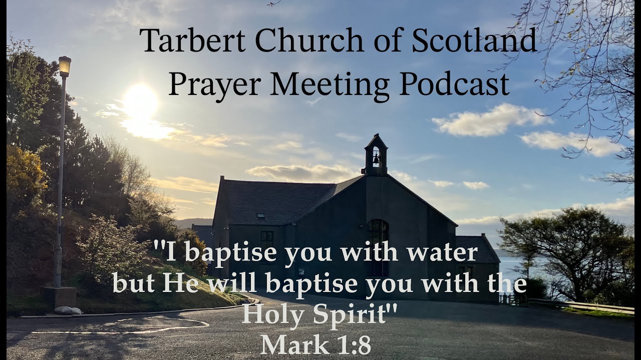 Mark 1 8 " I have baptised you with water, but He will baptise you with ...