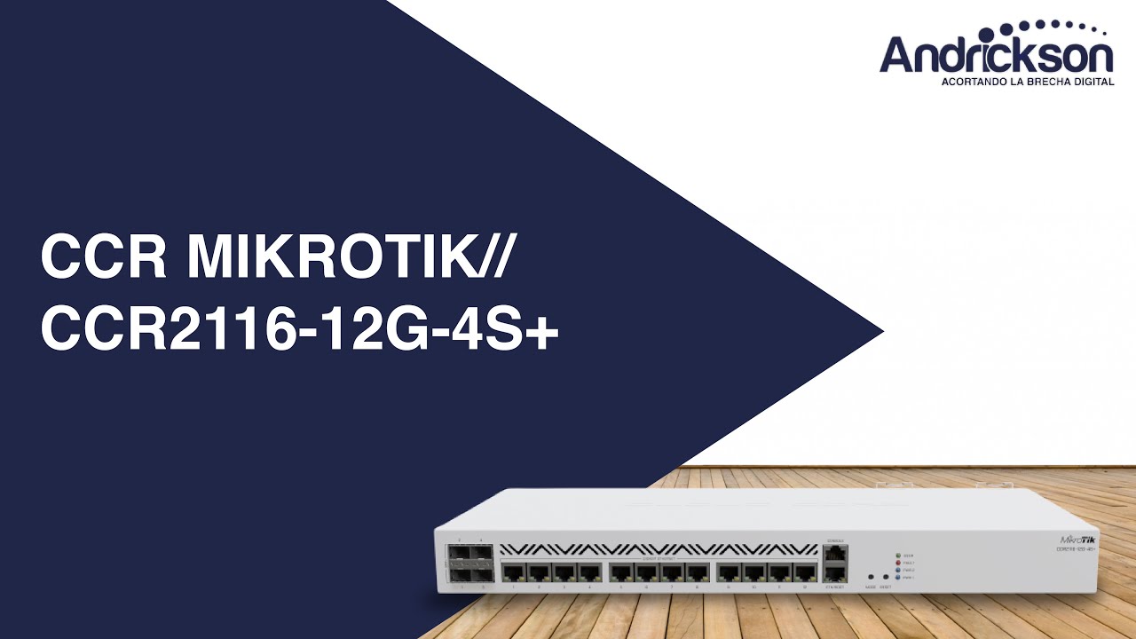 CCR MIKROTIK// CCR2116-12G-4S+ - YouTube