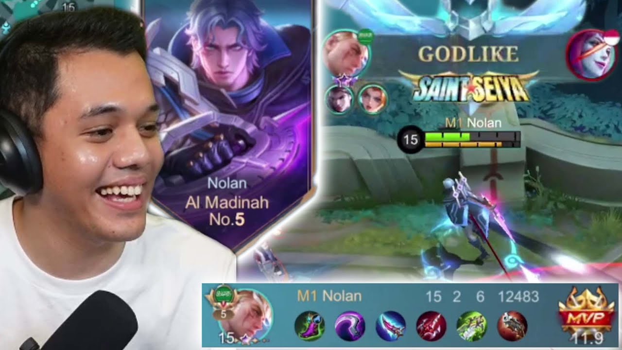 Ketika Hero Nolan Di Tangan Yang Tepat!! Nolan No 5 Nih Boss!! - Mobile Legends - YouTube