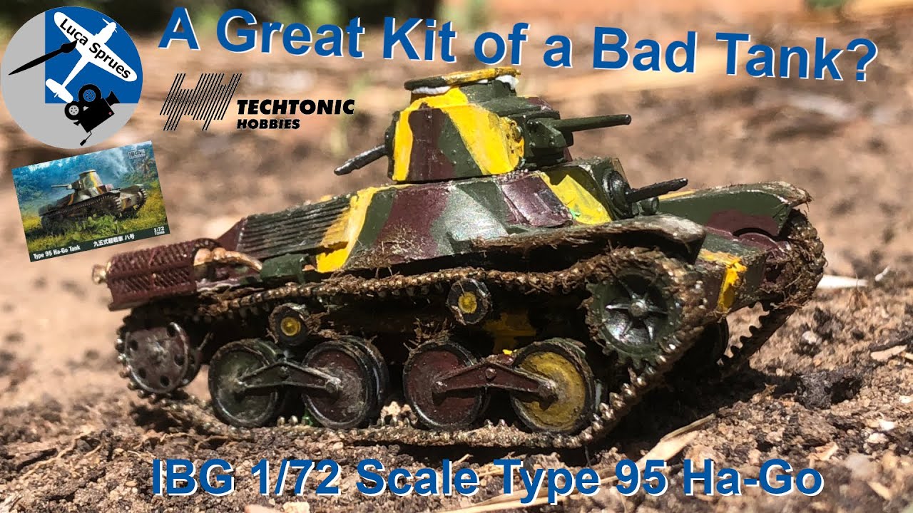 IBG 1/72 Scale Type 95 Ha-Go Japanese Light Tank, Build and Review ...
