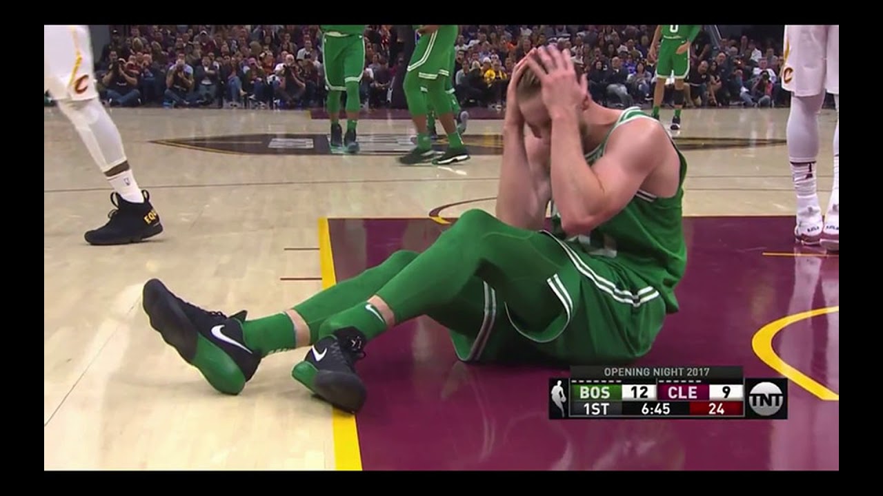 Gordon Hayward Broken Leg Injury Celtics vs Cavs / 2017 NBA Season ...