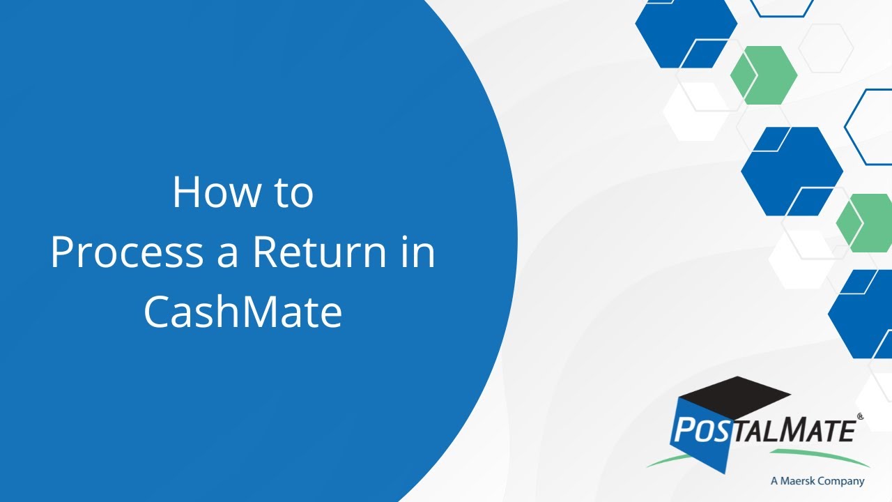How to Process a Return in CashMate - YouTube