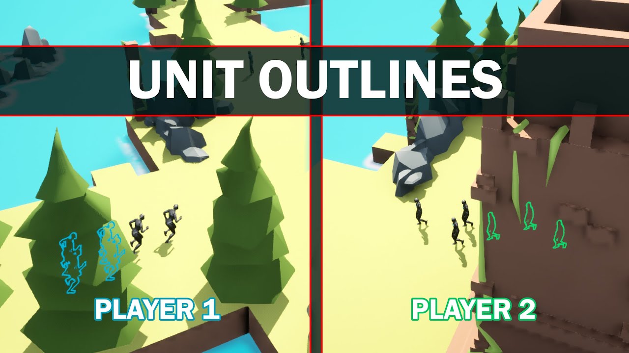 Unreal Multiplayer Strategy - Unit Outlines - YouTube