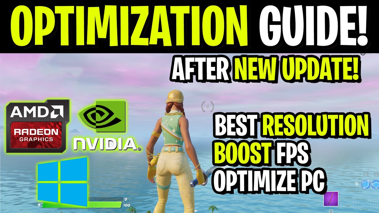 NEW Optimization Guide AFTER UPDATE Fortnite Chapter 3! (BOOST FPS ...