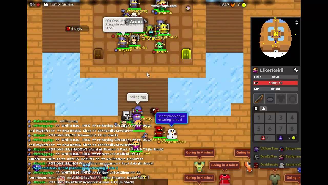 RotMG Infinite MP Exploit - Having fun with it! - YouTube