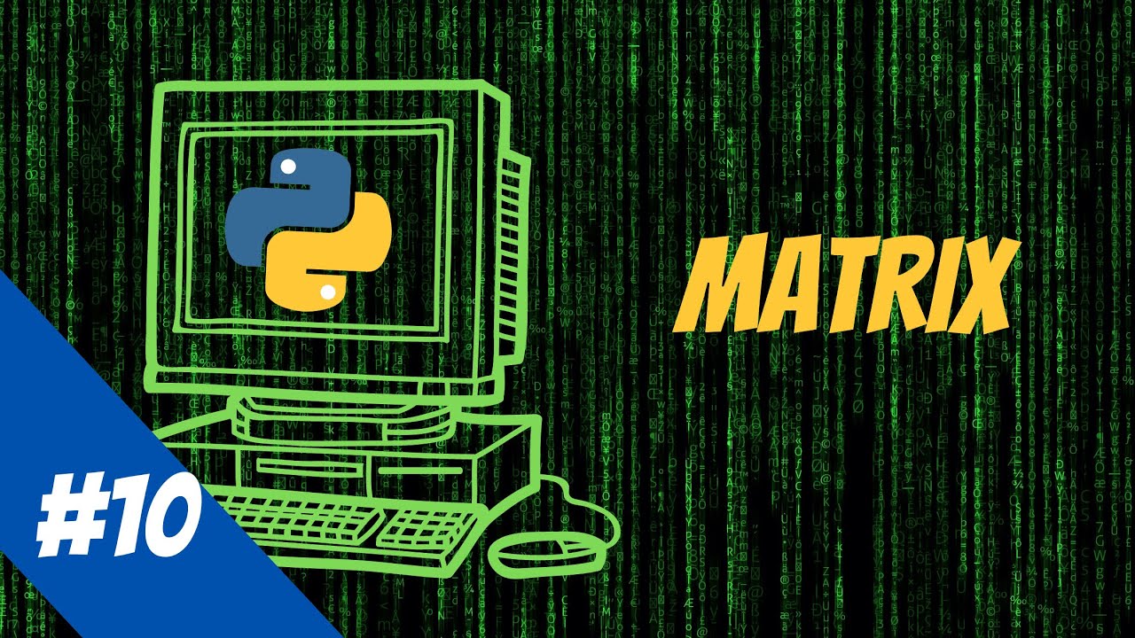 Python Beginner Tutorial 10 Matrix Rain Youtube