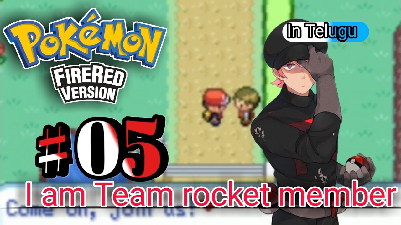I am Team rocket member 😂 Pokemon fire red gameplay in Telugu part - 05 ...