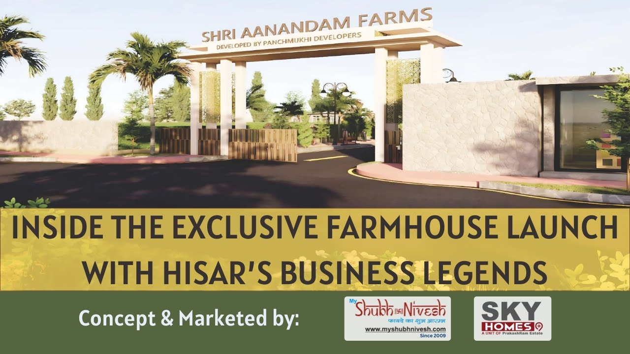 Hisar’s Elite Farmhouse Reveal | Inside the Grand Launch #farmhouse # ...
