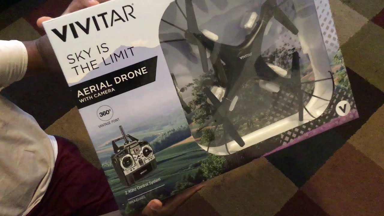 Unboxing Vivitar Aerial drone with camera - YouTube