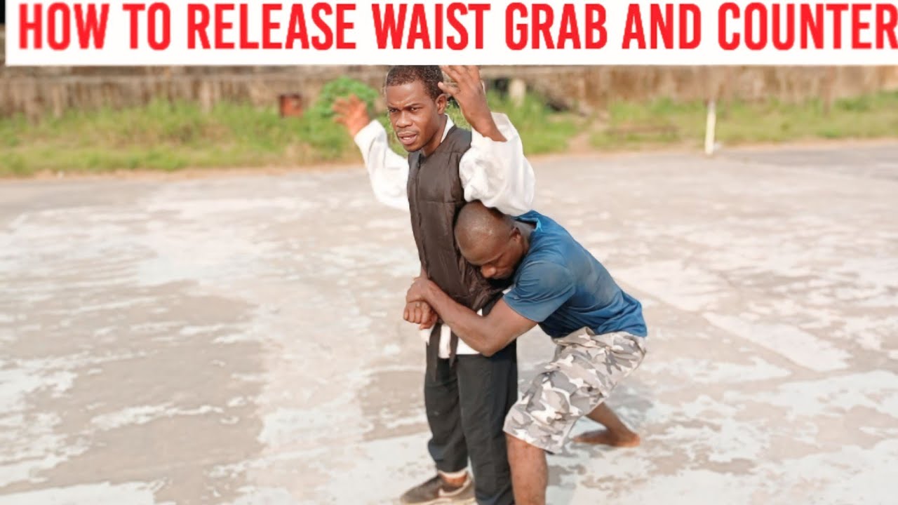 How to release waist Grab from behind and counter | Tigerfist - YouTube