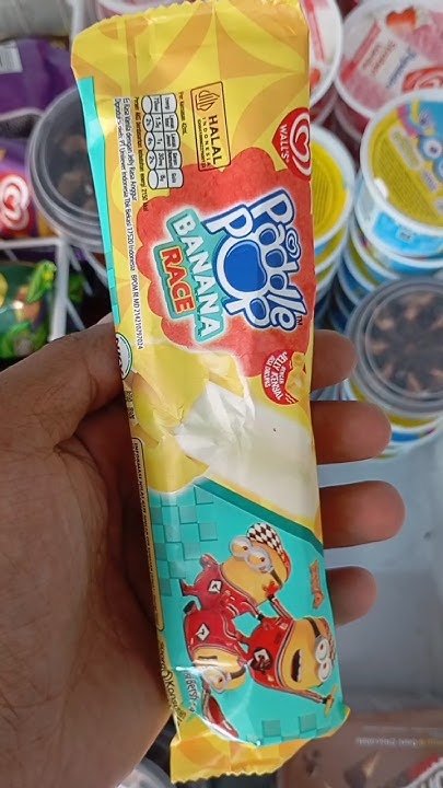 mencari dan menemukan jajanan es krim Paddle pop banana race di dalam kardus #huntingjajan # ...