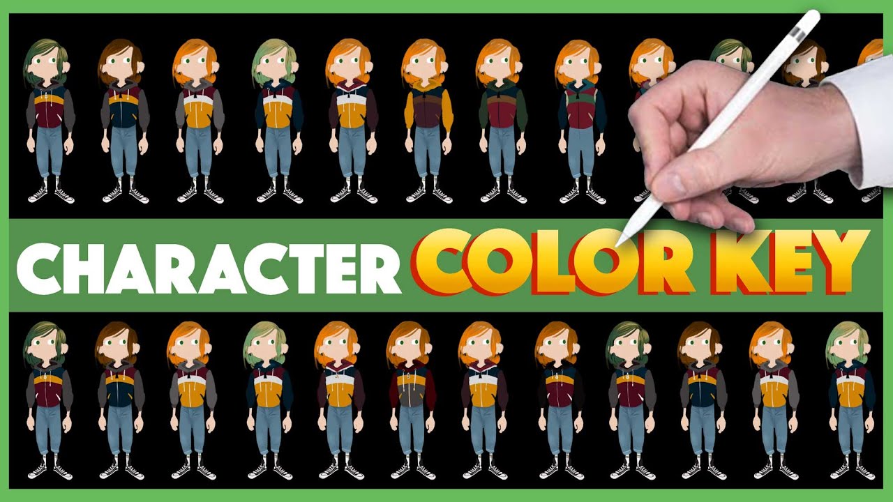 HOW TO PAINT Character Color Key (Pro tips) - YouTube