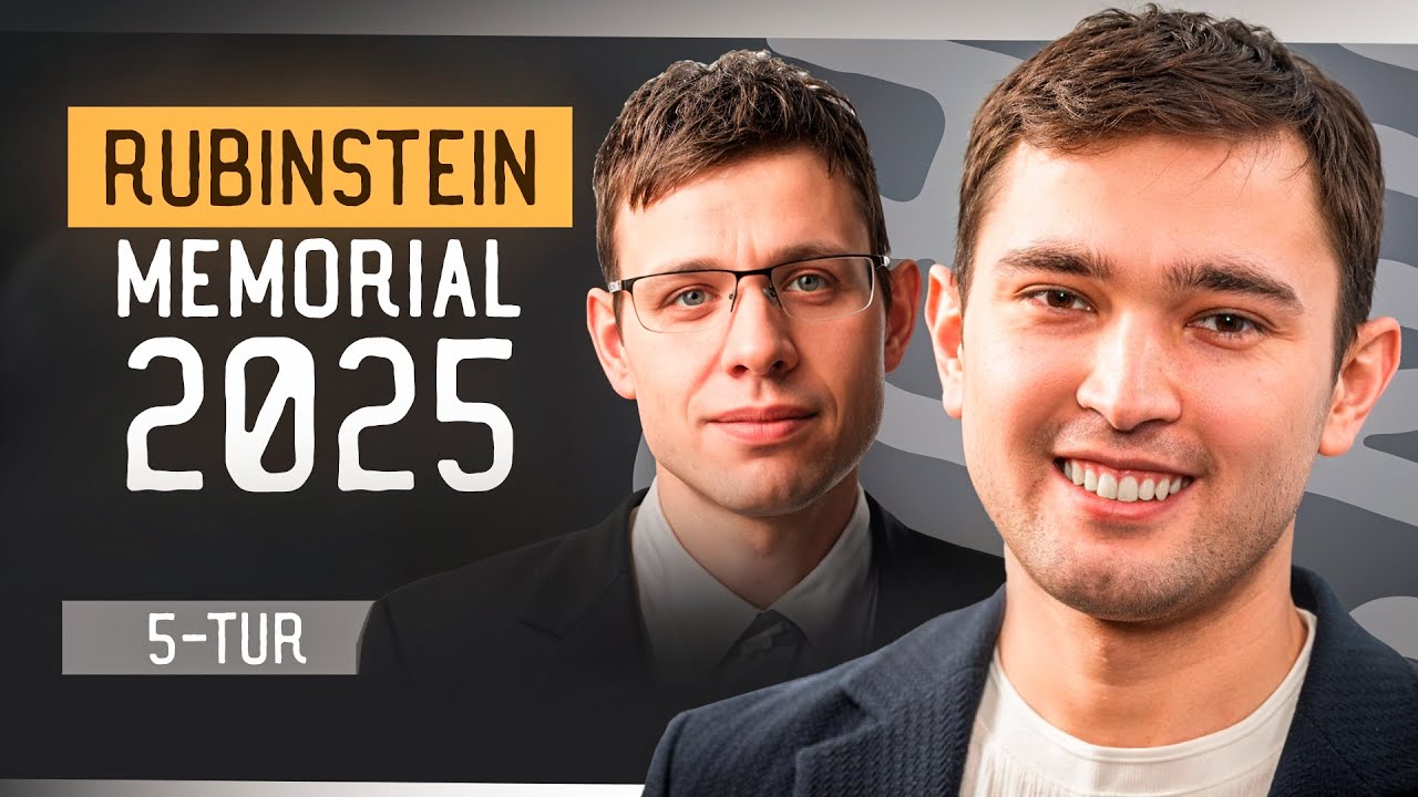 🇺🇿Nodirbek Yakubbayev vs 🇨🇿David Navara | Rubinstein Memorial 2025 5-tur - YouTube