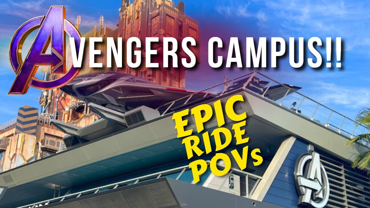 Avengers Campus Full 4K POV Rides | Disney California Adventure - YouTube