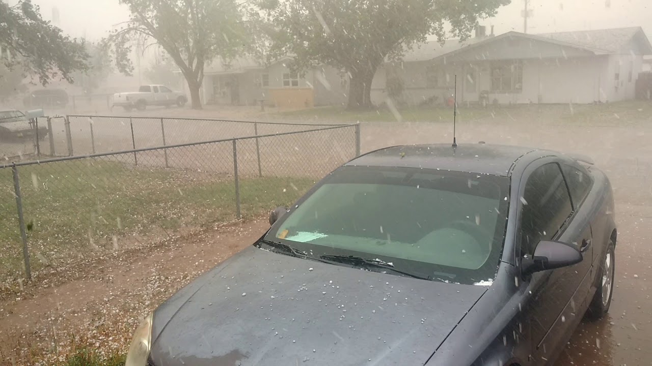 Marble Size Hail Artesia NM June 17, 2019 - YouTube