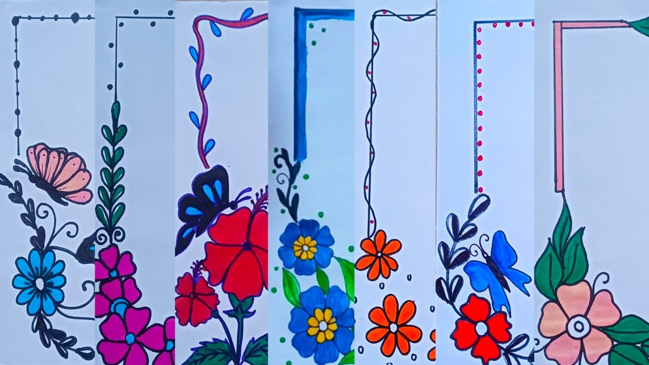 50 Creative Border Design Ideas for Your School Projectll Border Design ...