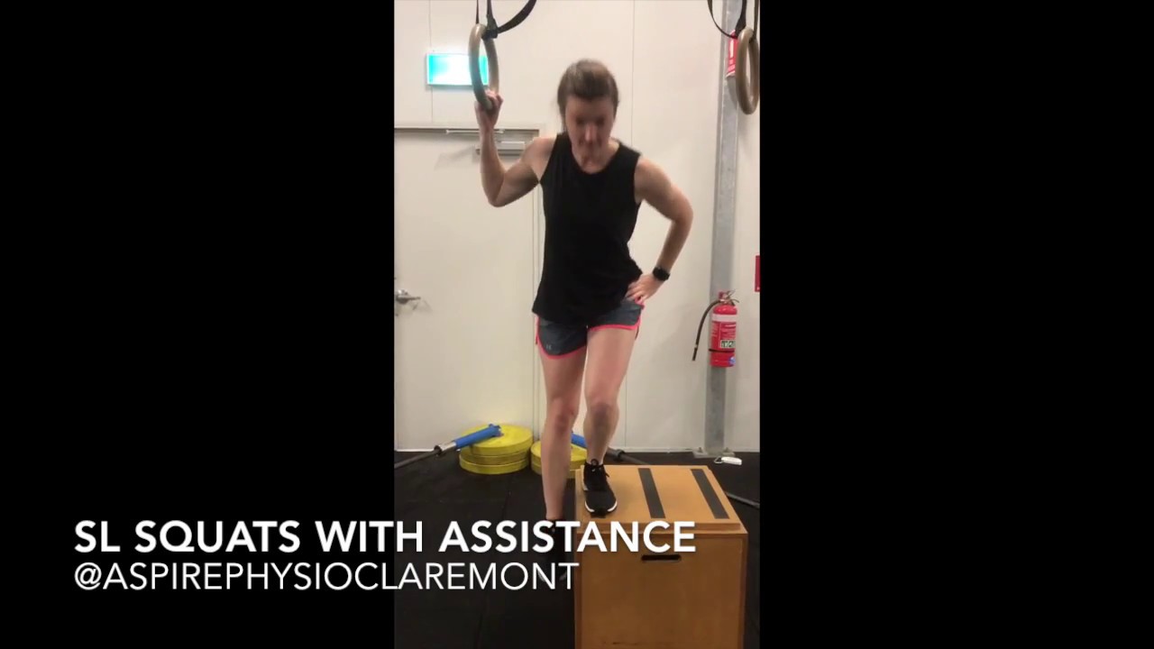 SL Squats with assistance - YouTube