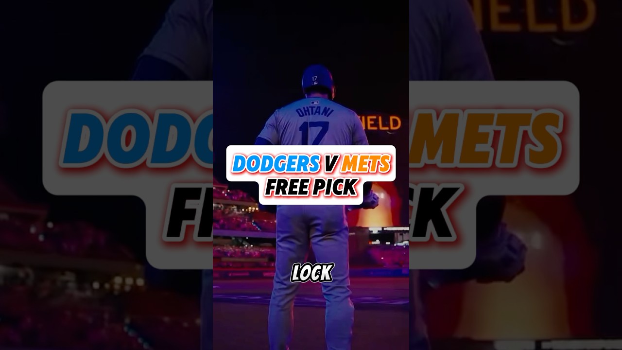 Friday Dodgers Mets Free play #MLB #baseball #playerprops # ...