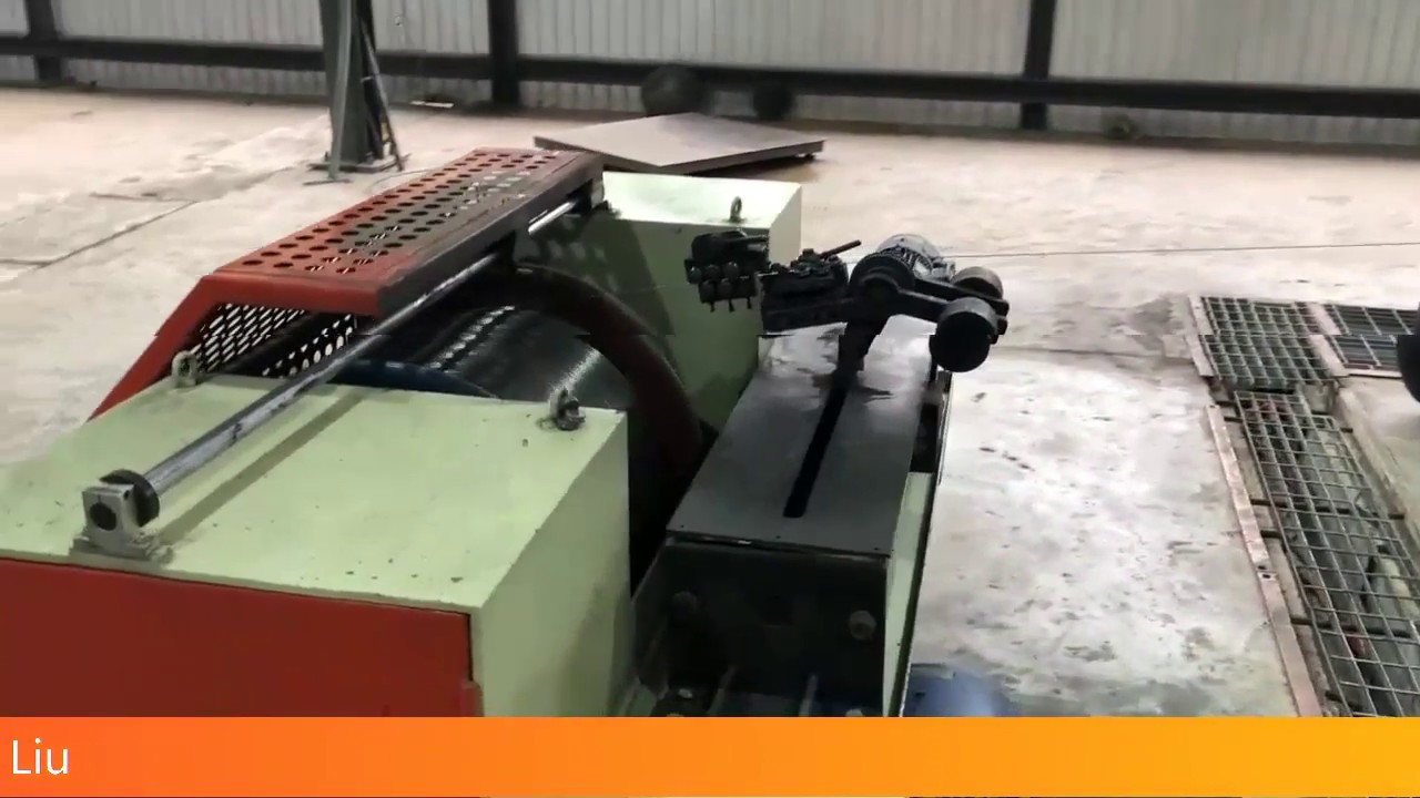 Fully automatic wire drawing machine - YouTube