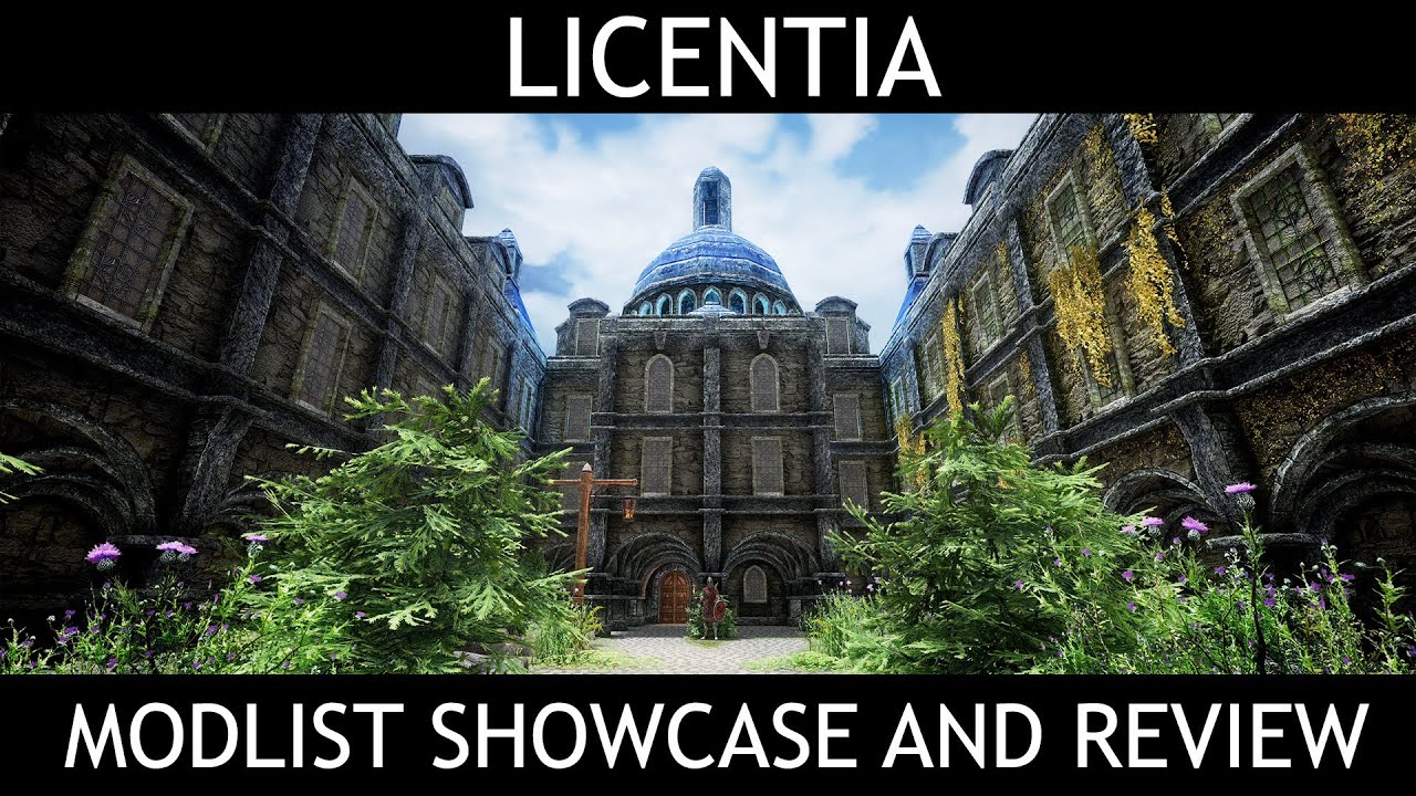 LICENTIA - Skyrim SE Modlist - Showcase & Review - YouTube