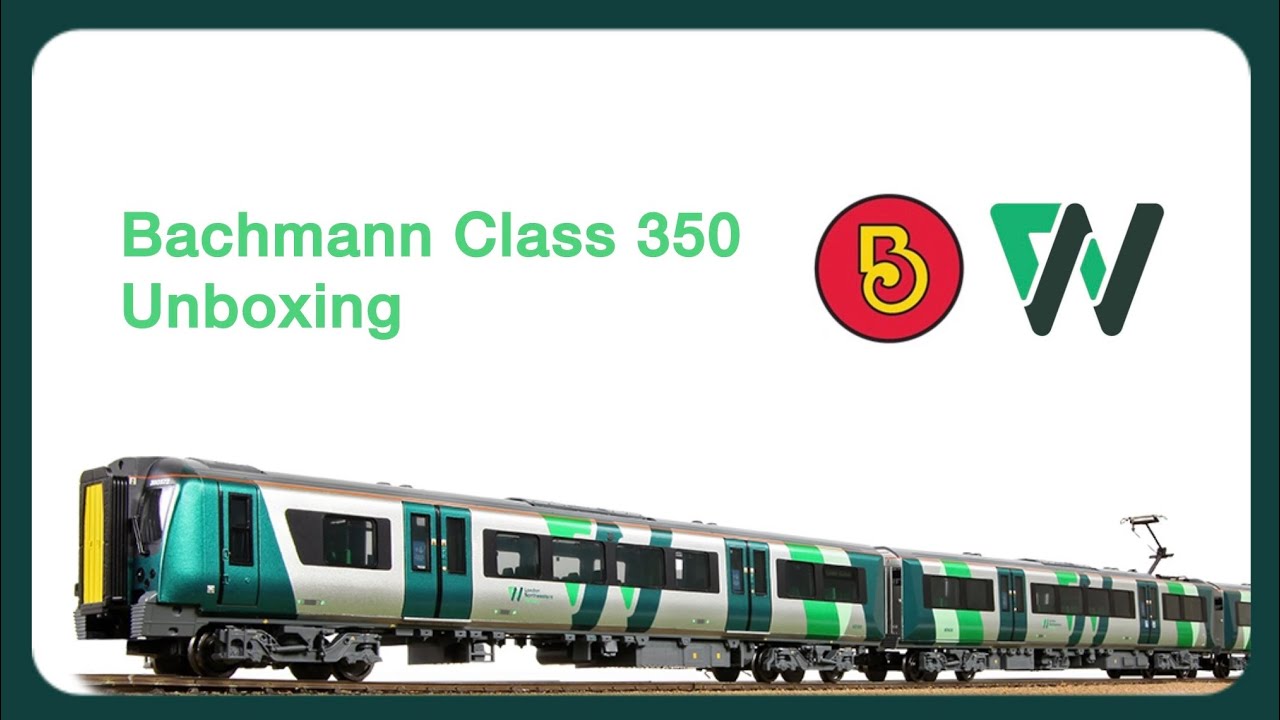 Bachmann London Northwestern Railway Class 350 4-Car EMU Unboxing - YouTube