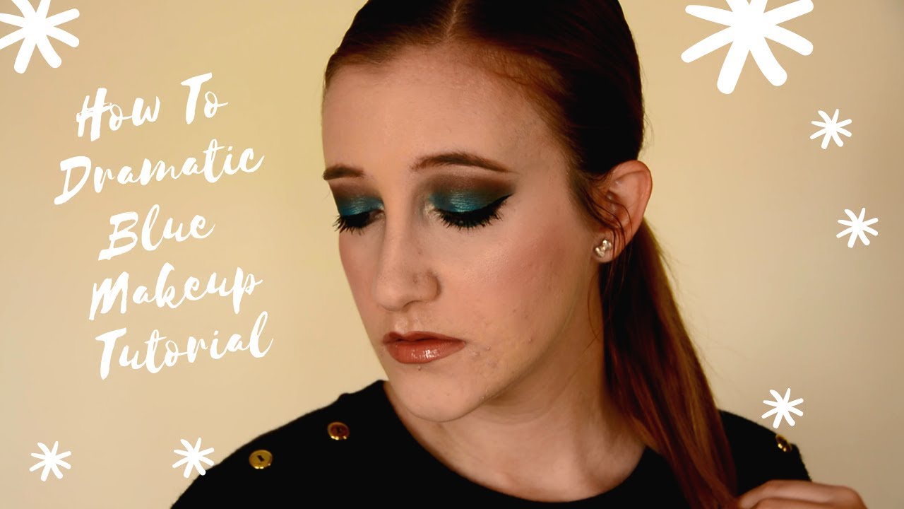HOW TO Dramatic Blue Eye Makeup Tutorial | Zodiac Aquarius Eye Look ...