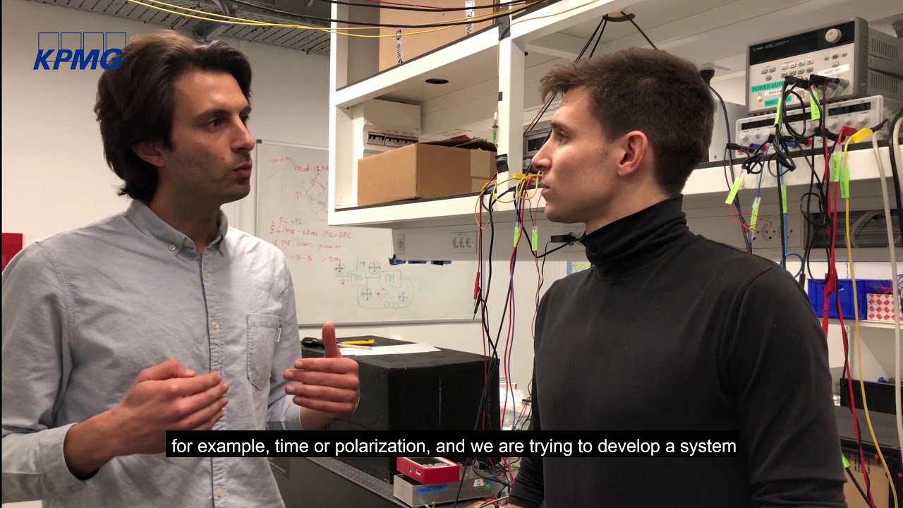 KPMG Quantum Talks - Discrete variable quantum key distribution - YouTube