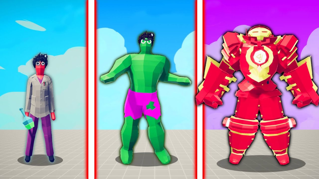 EVOLUTION OF HULK MCU ( HULK BUSTER ) | TABS - Totally Accurate Battle ...