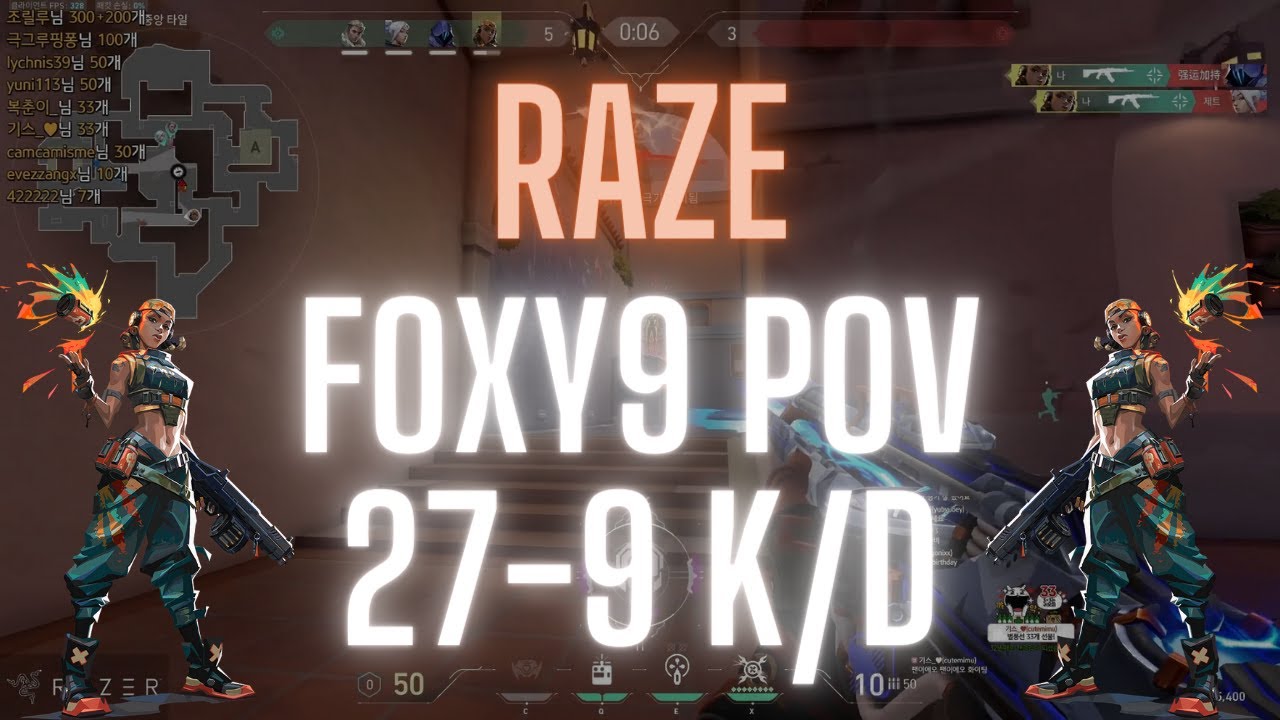 DRX Foxy9 POV Raze on Sunset 27-9 K/D (VALORANT Pro POV) - YouTube