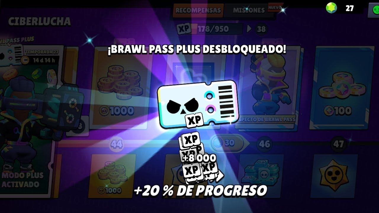 Me compro el Brawl Pass Plus - YouTube