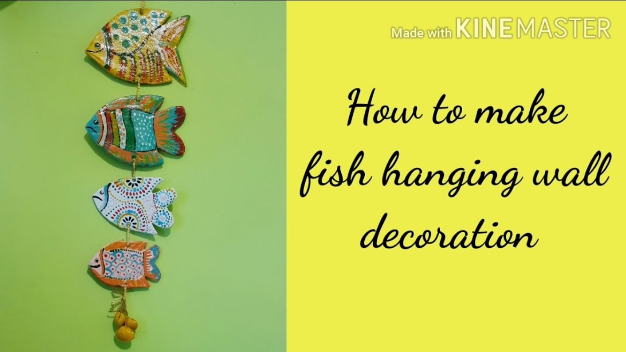 Wall decor/fish wall hanging - YouTube