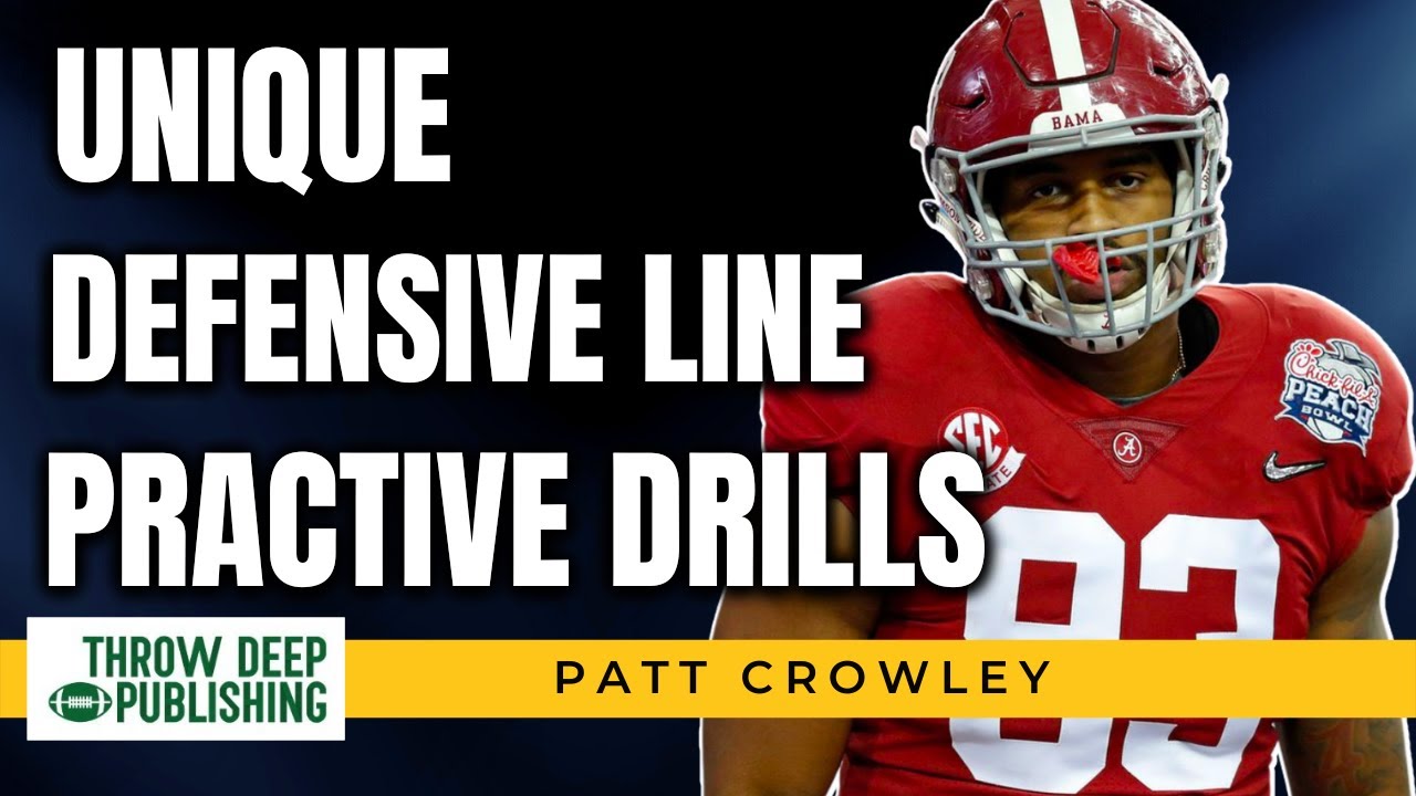 Use these UNIQUE Practice Drills for Your Defensive Lineman - YouTube