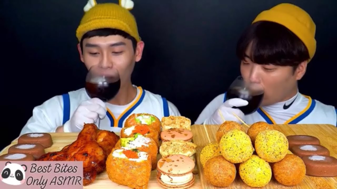 Best Bites Only ASMR | Bonggil with Bestfriend Big Bites Mukbang ...