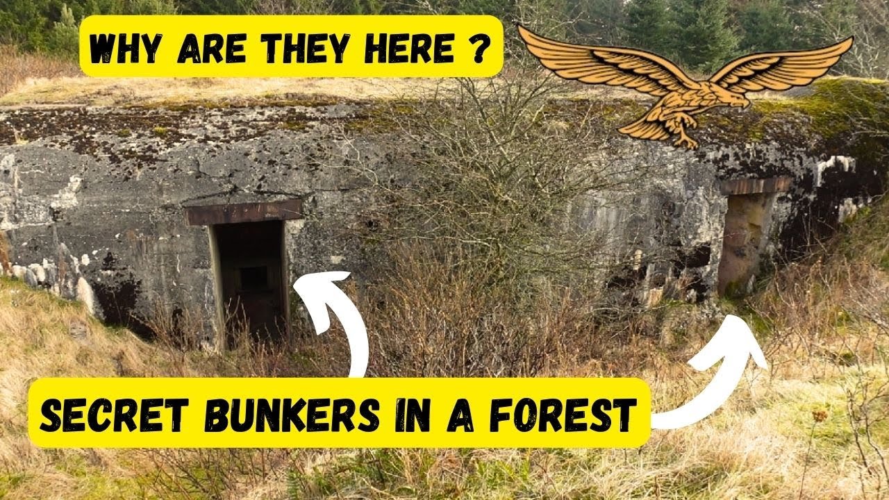 Secret German Luftwaffe bunkers. Why are they here ? - YouTube