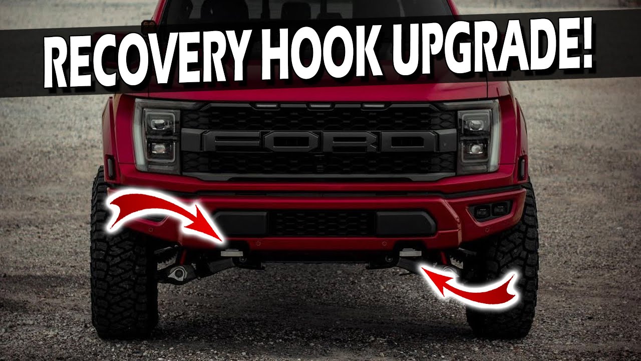Ford 2010-2024 F150 & Raptor Billet Aluminum Big-D Tow Hook Install | ZL1 Addons - YouTube