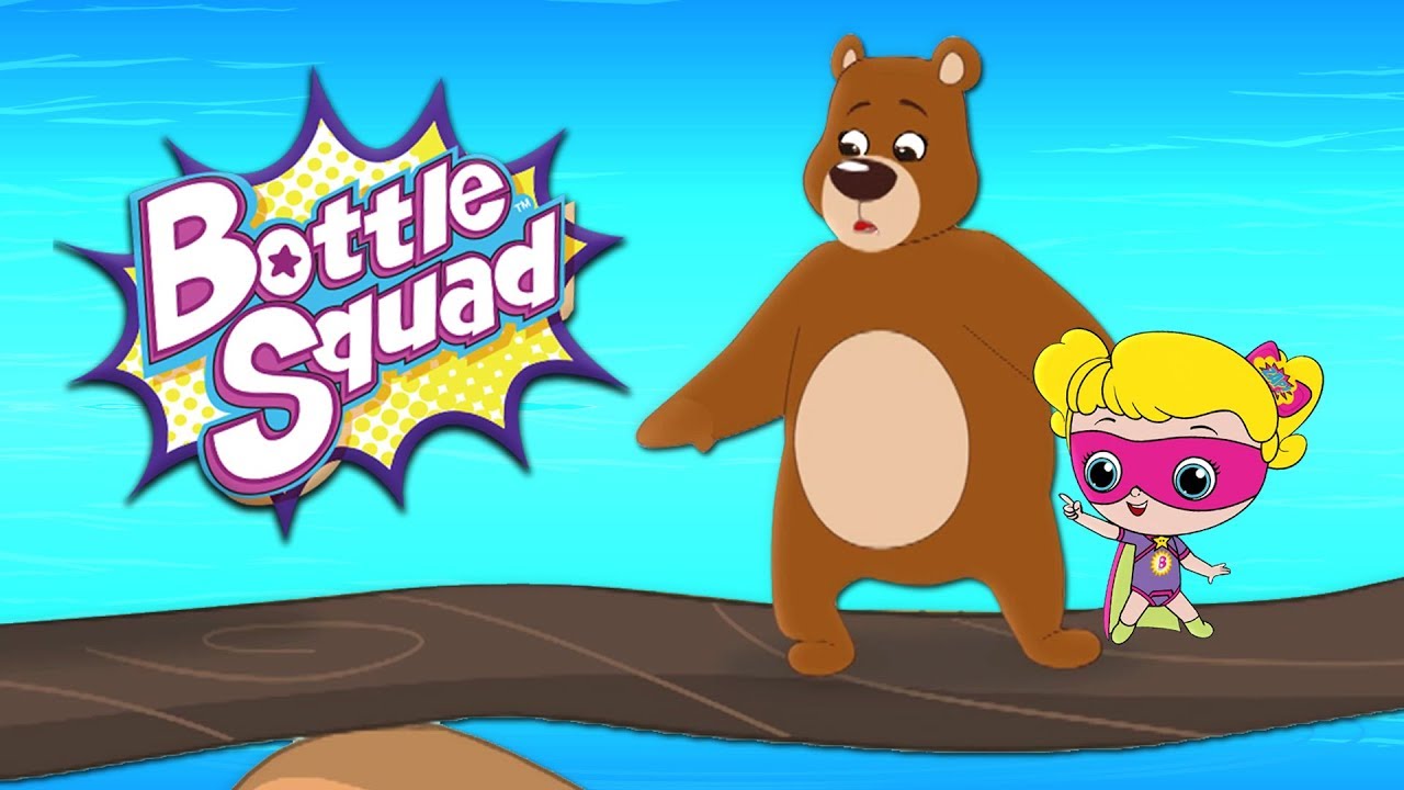 A Bear Balancing Act | Bottle Squad Cartoons | Kids Adventure Stories ...