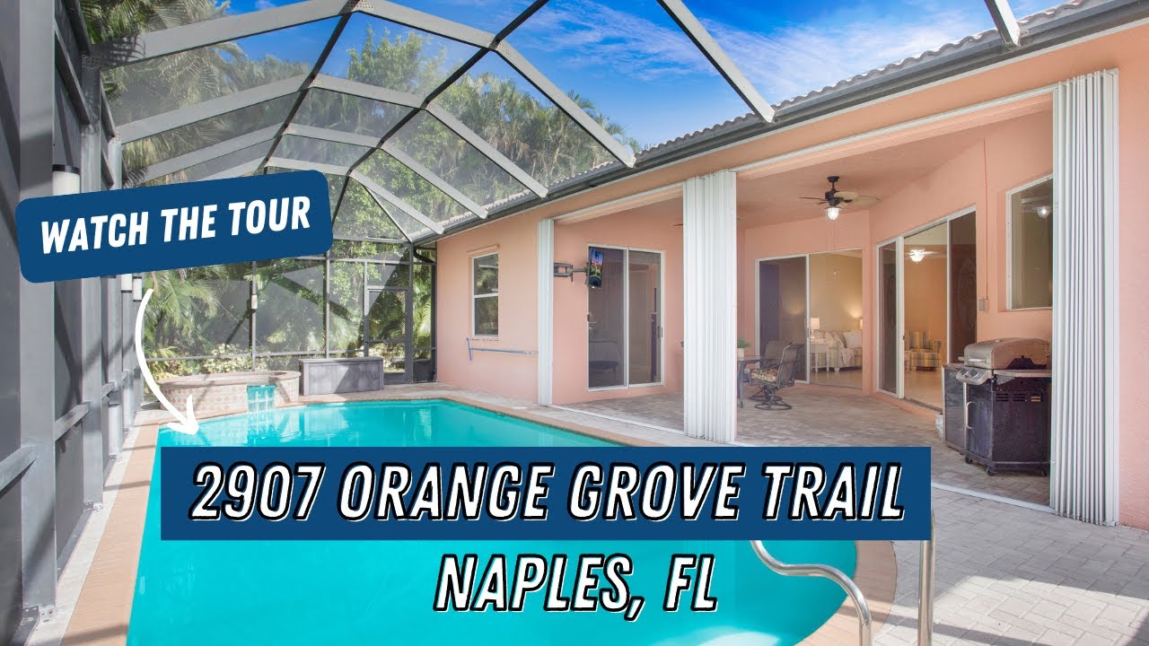 2907 Orange Grove Trail, Naples, FL | Pool & Spa Home on Corner Lot for ...