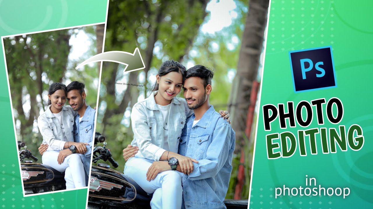 Cool Photo Editing In Photoshop | New Couple Photo Editing - YouTube