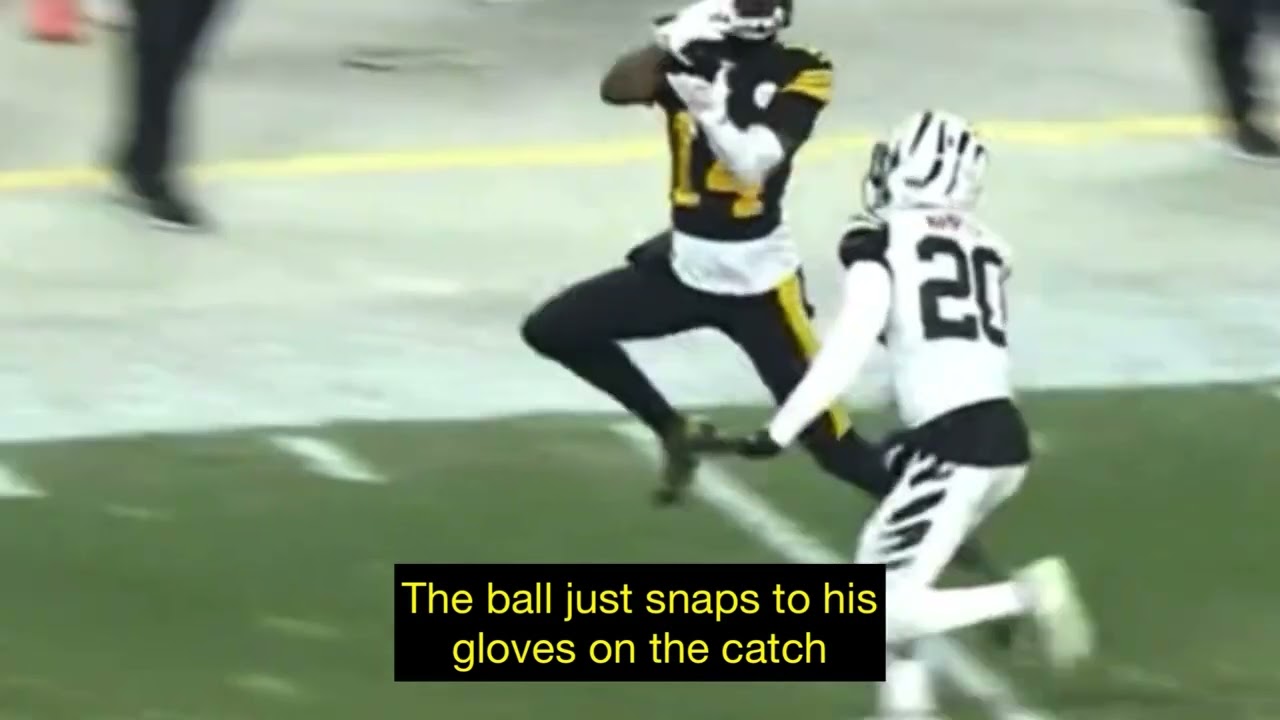 Rigged NFL Bengals vs. Steelers: George Pickens Loves His 🧲 Gloves ...
