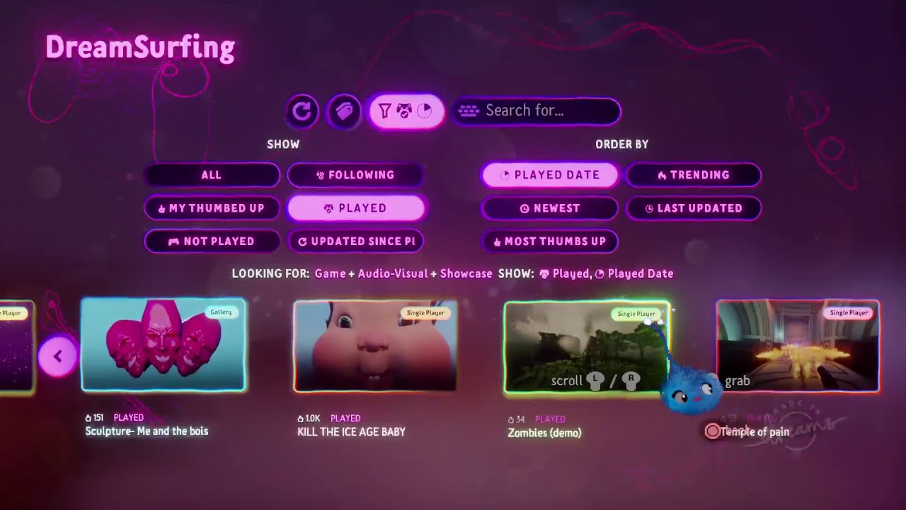 Dreams Ps4, Dream Surfing:) - YouTube