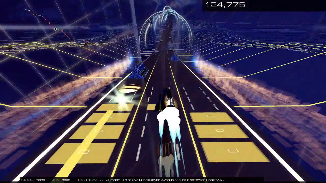 Audiosurf 2 ~ Jumper by Boyce Avenue - YouTube