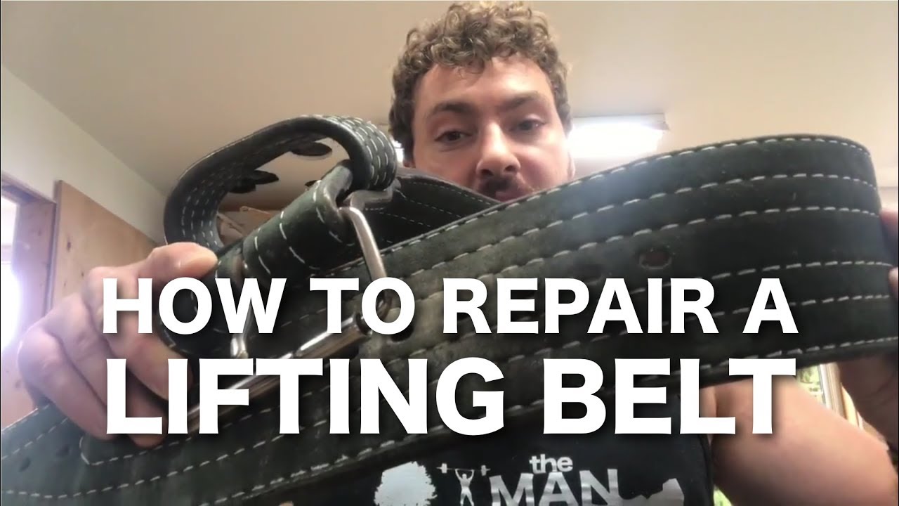 How To Repair a Lifting Belt - YouTube