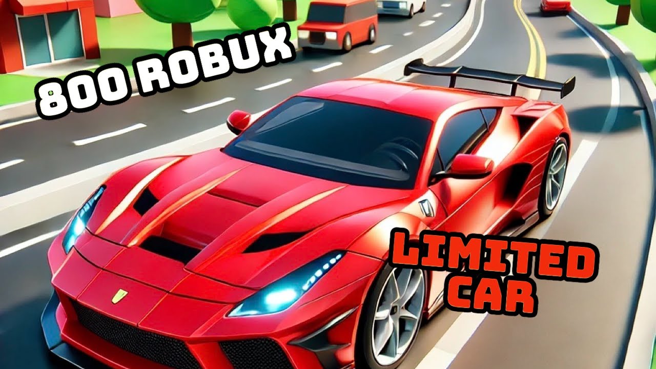 I bought the 800 robux limited car in vehicle legends - YouTube