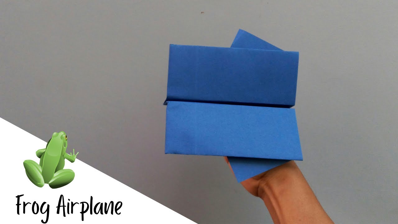 FROG Paper Airplane - New paper plane idea - YouTube