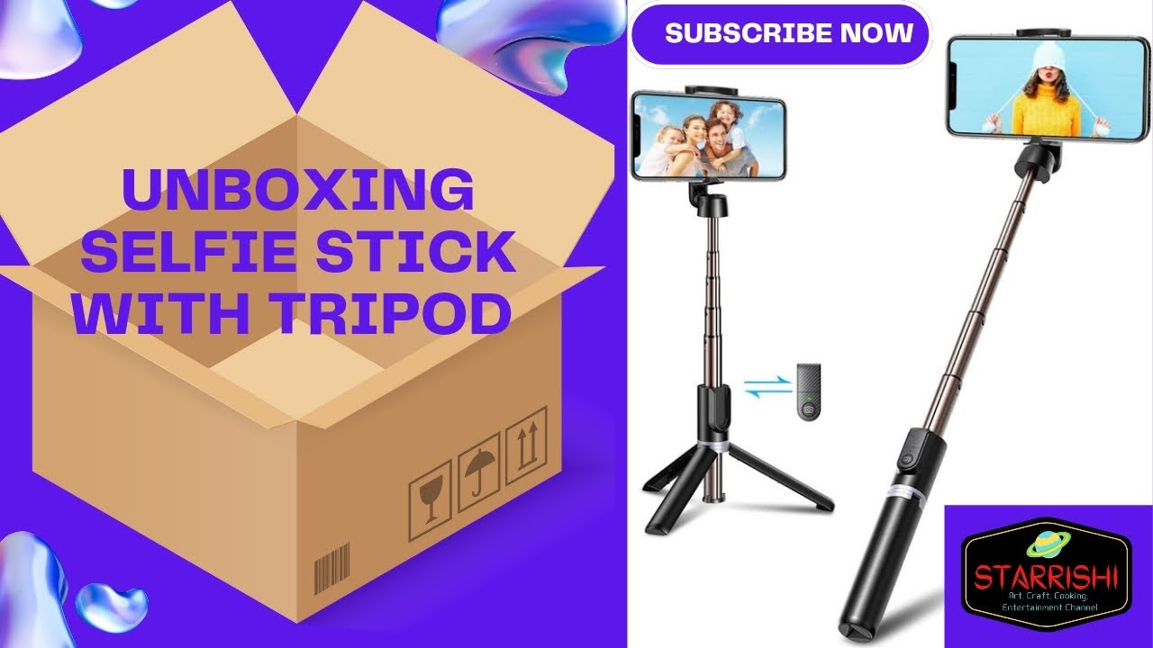 Unboxing Selfie stick with tripod #selfiestick #unboxingvideo #tripod ...