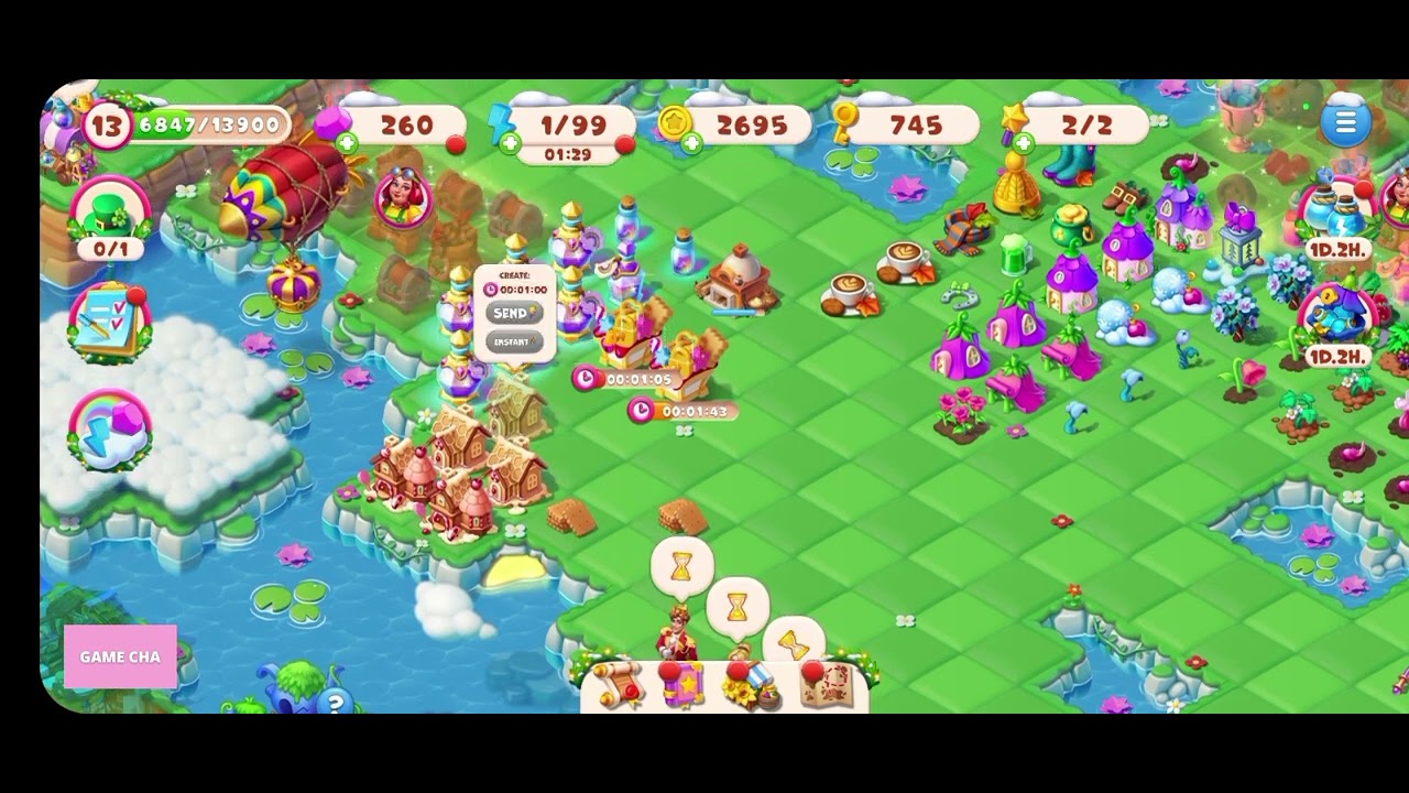 The Land Is So Messy! | HD Gameplay Fairyland Merge and Magic ...